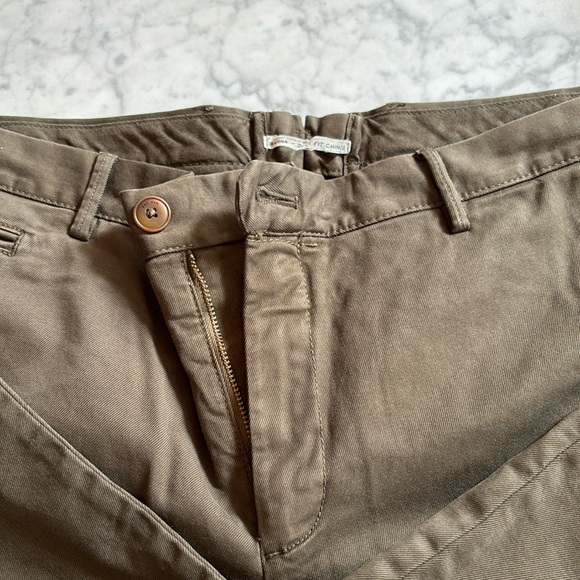 Mango | Pants | Mng Slim Fit Army Green Pants Sz36 | Poshmark